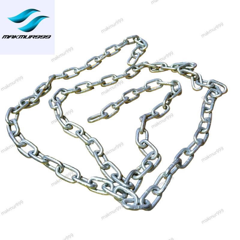 Jual Rantai besi ukuran 1/4 - rantai 6mm per 1 meter | Shopee Indonesia