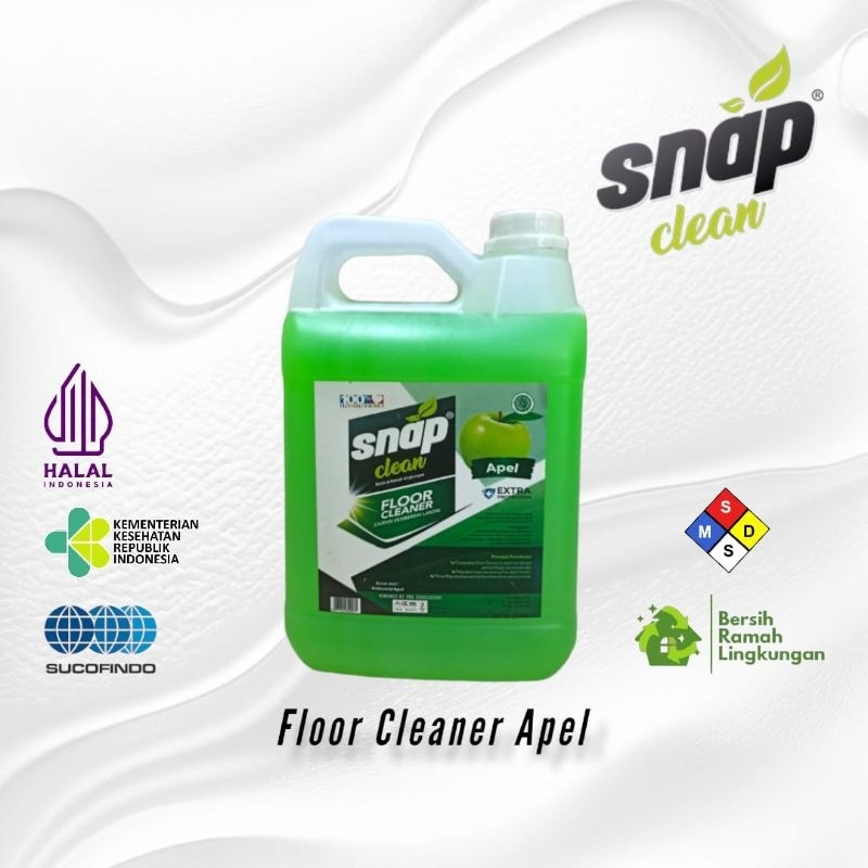 Jual snap clean floor cleaner pembersih lantai 4L ojol | Shopee Indonesia