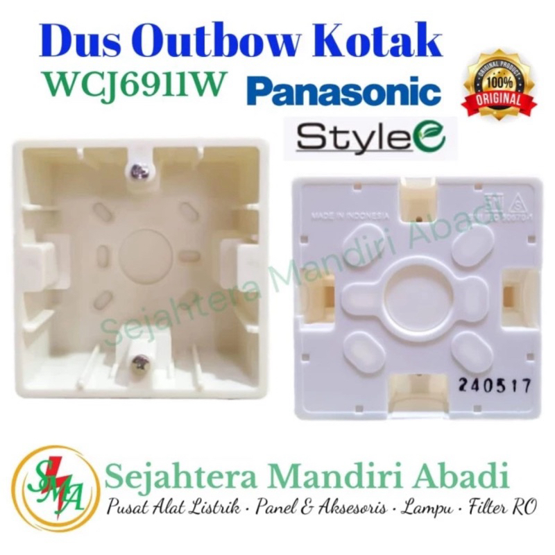 Jual OB Dus Outbow Kotak Panasonic Putih White WCJ6911W Style E ...