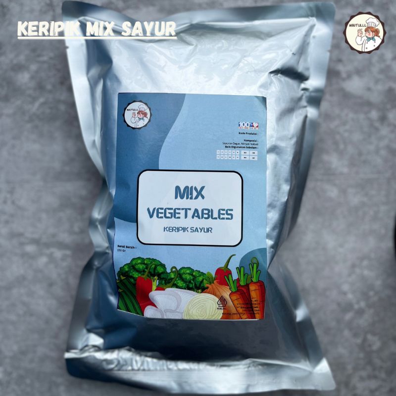 Jual KERIPIK SAYUR MIX BROKOLI WORTEL CABE BAWANG BOMBAY OKRA BUNCIS ...