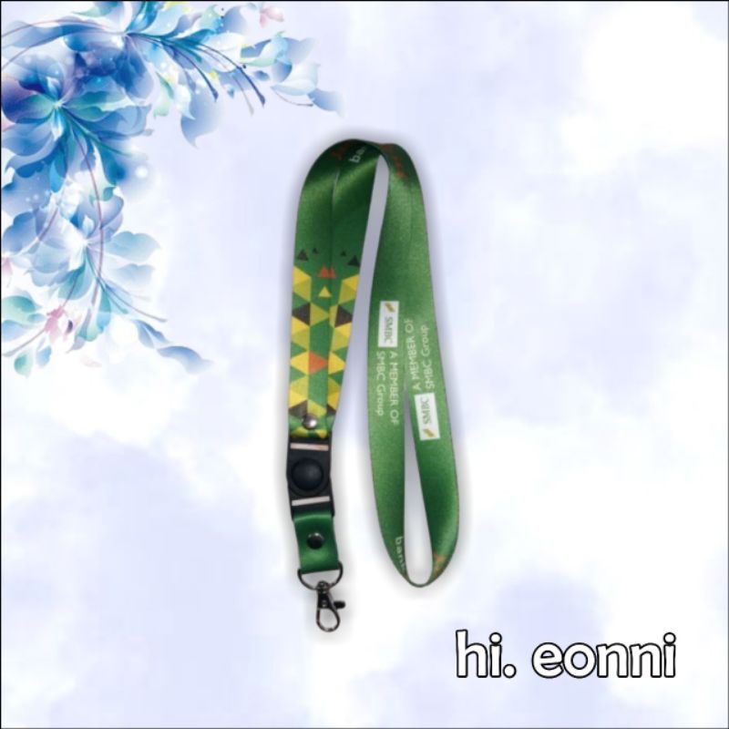Jual Tali id card BANK SMBC / tali lanyard BANK SMBC (READY STOCK ...