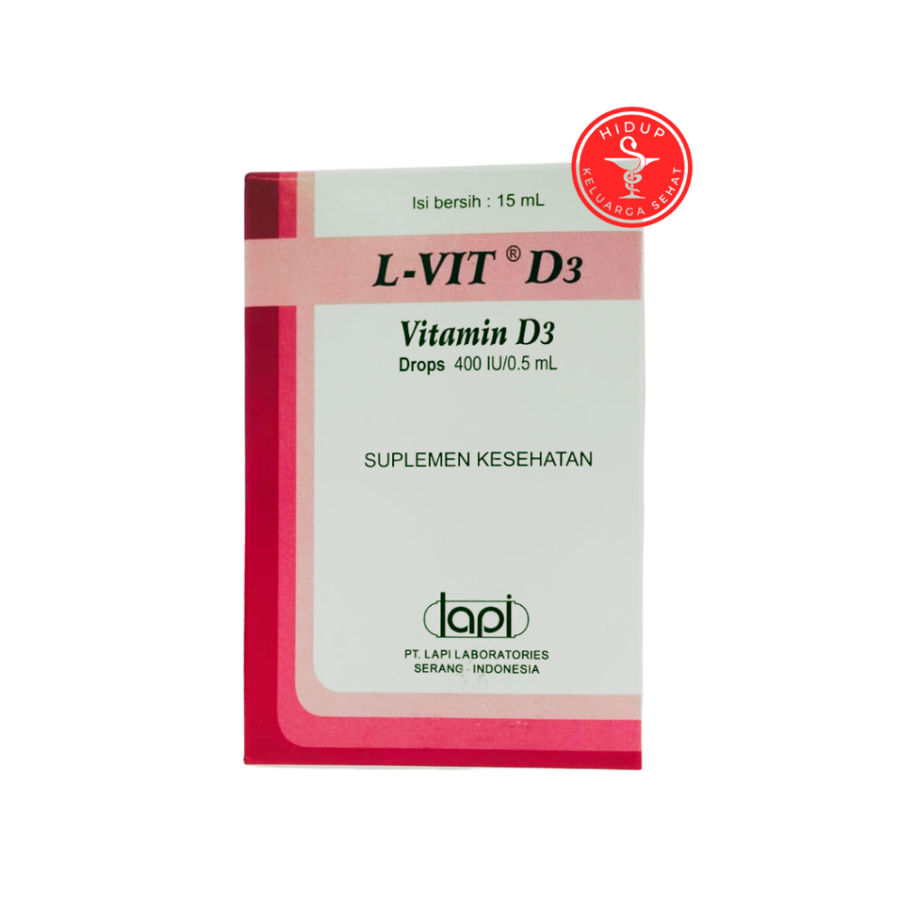 Jual L Vit L-Vit D3 400 iu drop botol | Shopee Indonesia
