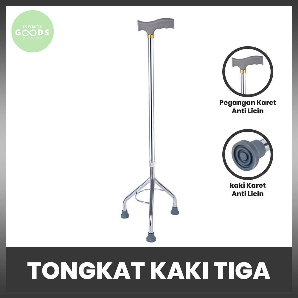 Jual KAN Tongkat Kaki 3 Alat Bantu Jalan / Tripood / Tongkat Pyramid ...