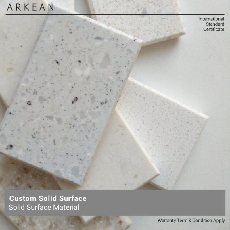 Jual Arkean Custom Solid Surface Meja Dapur Counter Top Table Kitchen Set Wastafel Bathtub ...