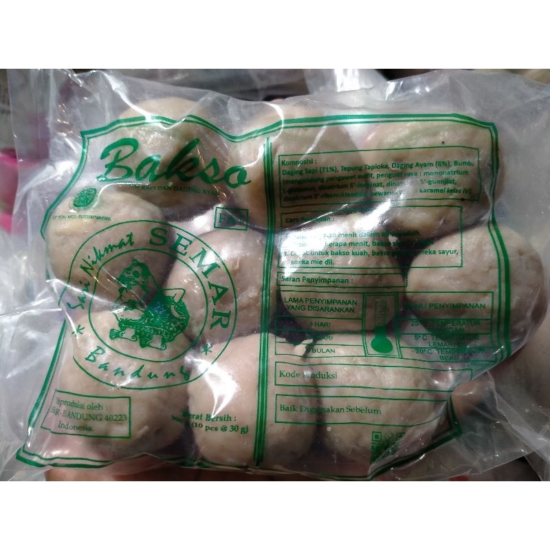 Jual Bakso/Baso Special Cap Semar FAT isi 10 Butir 355g - VANYA19 ...