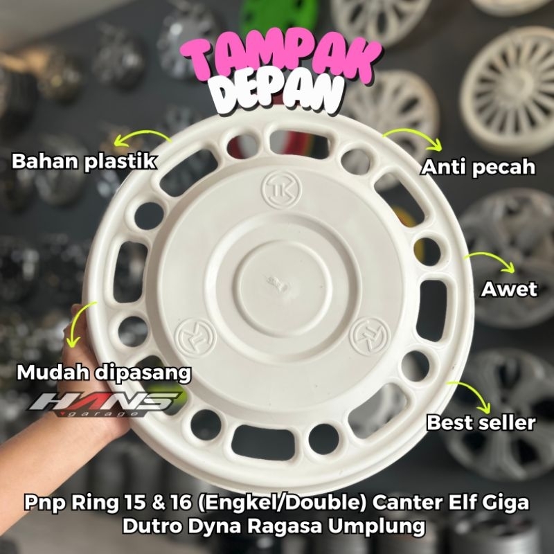 Jual wheeldop new tk dop truk ring 15 weldof ring 16 wildop canter giga ...