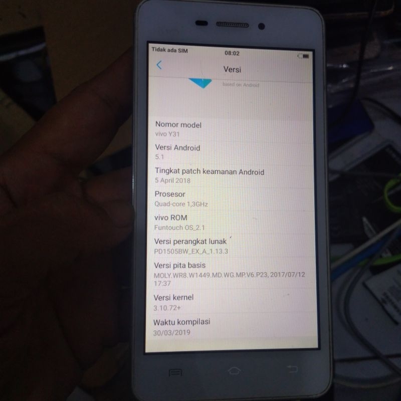 Jual Lcd vivo y31 tested(vivo jadul) | Shopee Indonesia