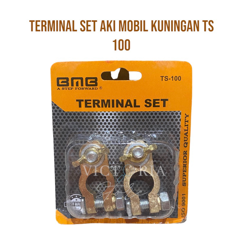 Jual TERMINAL SET AKI MOBIL KEPALA AKI MOBIL KUNINGAN BMB TS100 ...