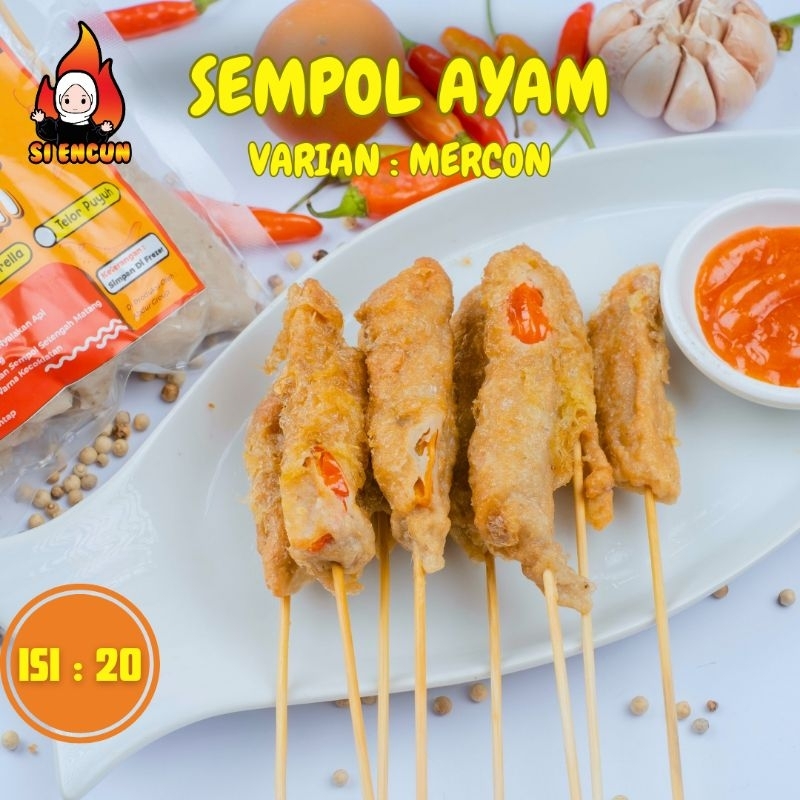 Jual SEMPOL AYAM SI ENCUN ISI 20 + SAOS ( ISI MERCON ) | Shopee Indonesia