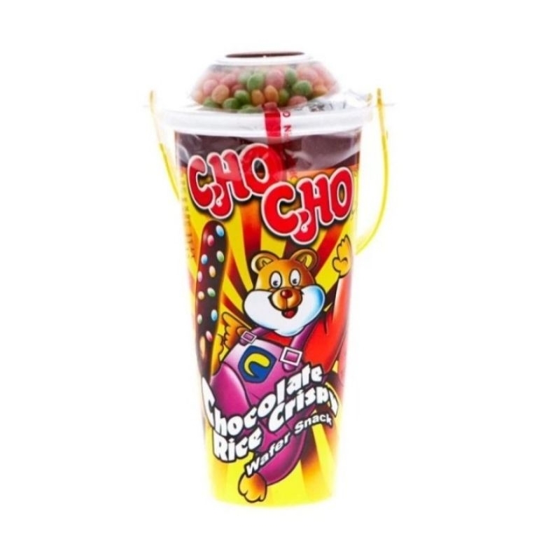 Jual CHO CHO Wafer Snack Chocolate Rice Crispy 33g | Shopee Indonesia