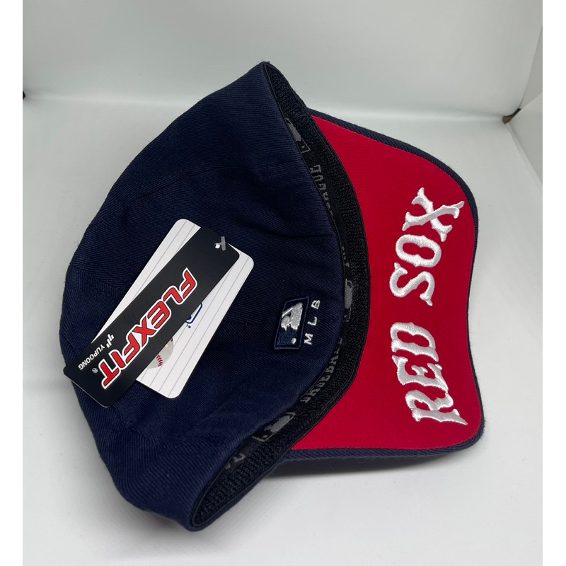 Jual Topi mlb flexfit build up B boston red sox | Shopee Indonesia