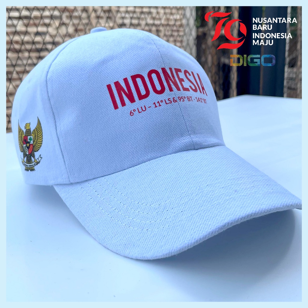 Jual Topi Indonesia HUT RI Premium 2024 | Shopee Indonesia