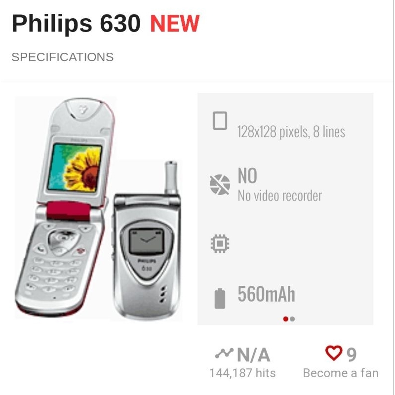 Jual PHILIPS 630 FLIP HP JADUL LANGKA UNIK DAN ANTIK HP NOSTALGIA HP ...