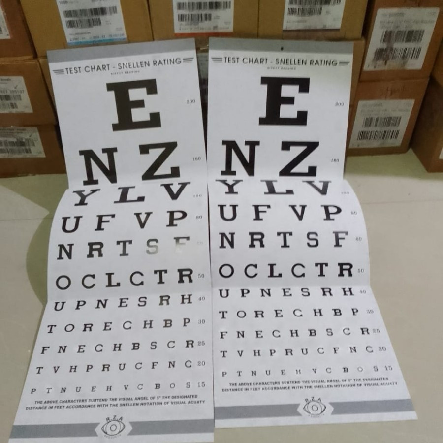 Jual Snellen Chart / Kertas Tes Mata | Shopee Indonesia