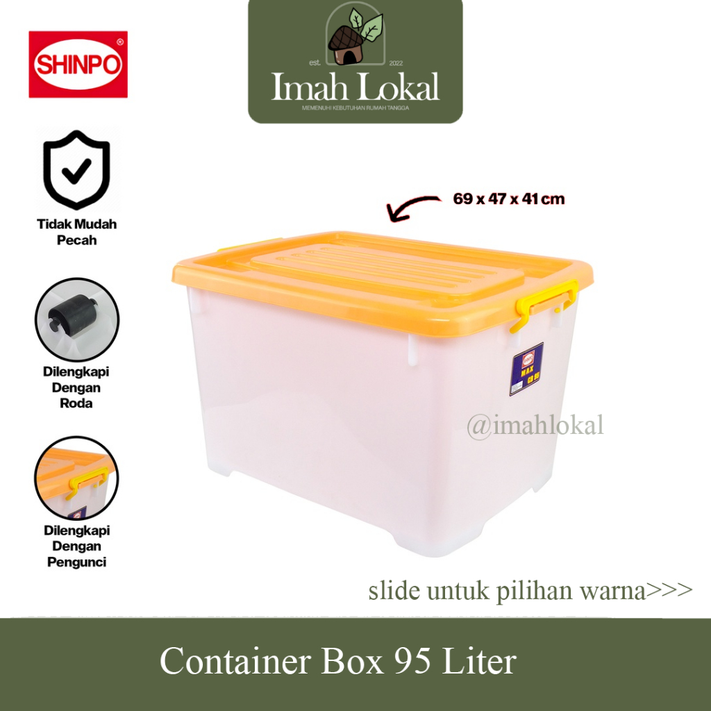 Jual Container Box SHINPO CB 95L Max – SIP 114 CB 95 KOTAK PENYIMPANAN ...