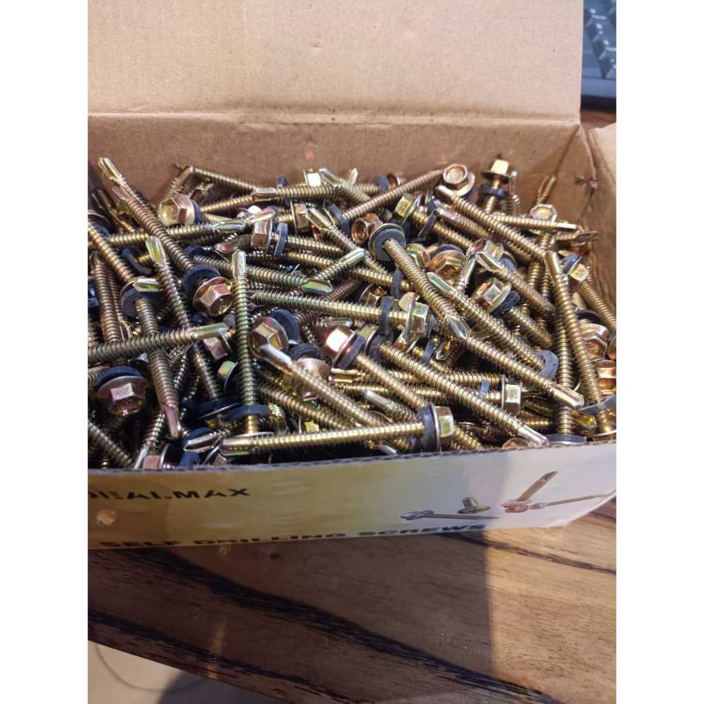 Jual BAUT ROOFING,BAJA RINGAN,SPANDEK SENG.(100PCS) 12 X 50MM | Shopee ...