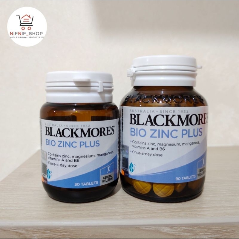 Jual Blackmores Bio Zinc Plus 30 tab& 90 tab | Shopee Indonesia