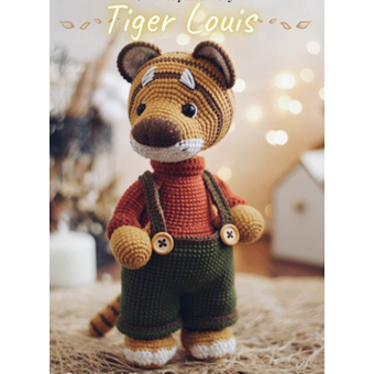 Jual Tiger Louis {Pdf File Pattern/ Pola Amigurumi} | Shopee Indonesia