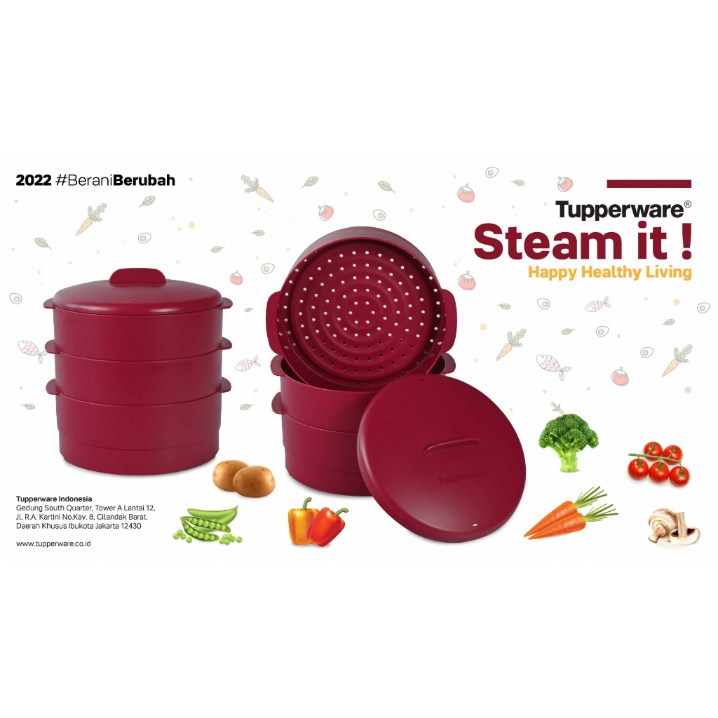 Jual Steam It Pengukus Susun 2 , 3 , 4 [ Ella Tuppy Tuperware ...