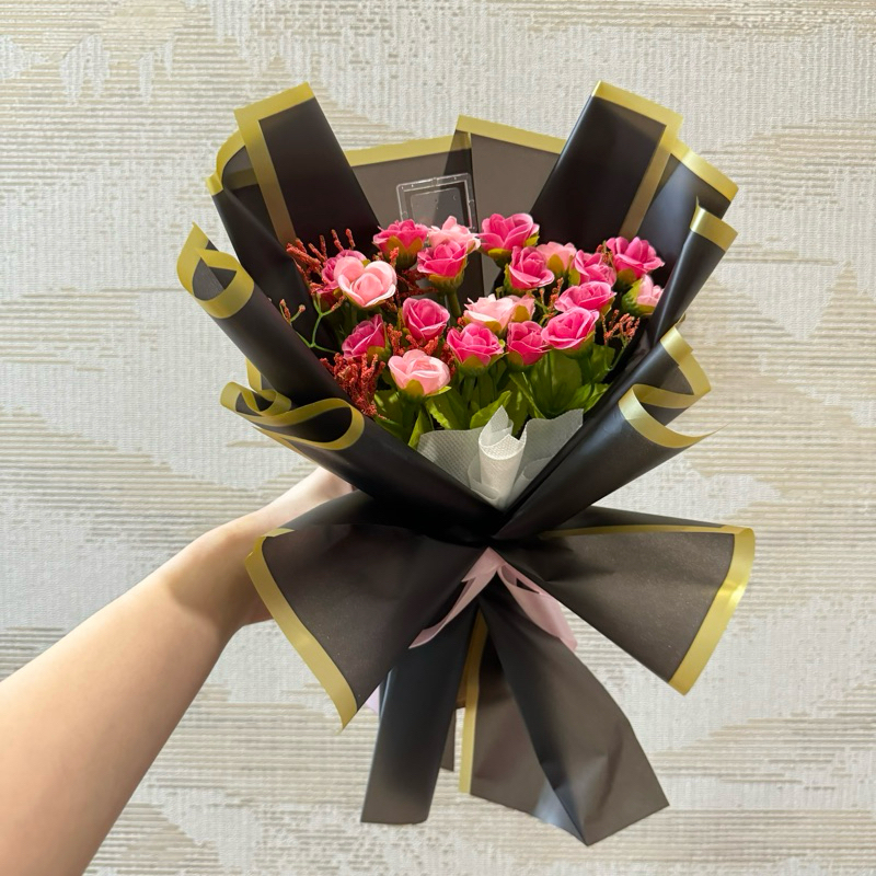 Jual READY STOCK BOUQUET BUNGA BABY ROSE - BUKET BUNGA PALSU BOUQUET ...