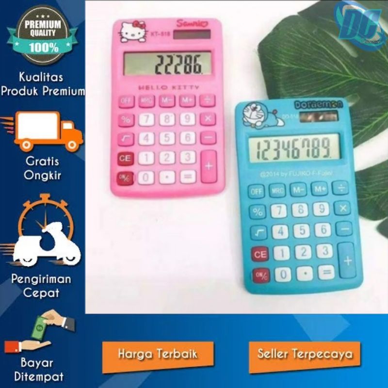 Jual KALKULATOR KARAKTER DORAEMON CALCULATOR LUCU UNIK MINI DORA EMON ...