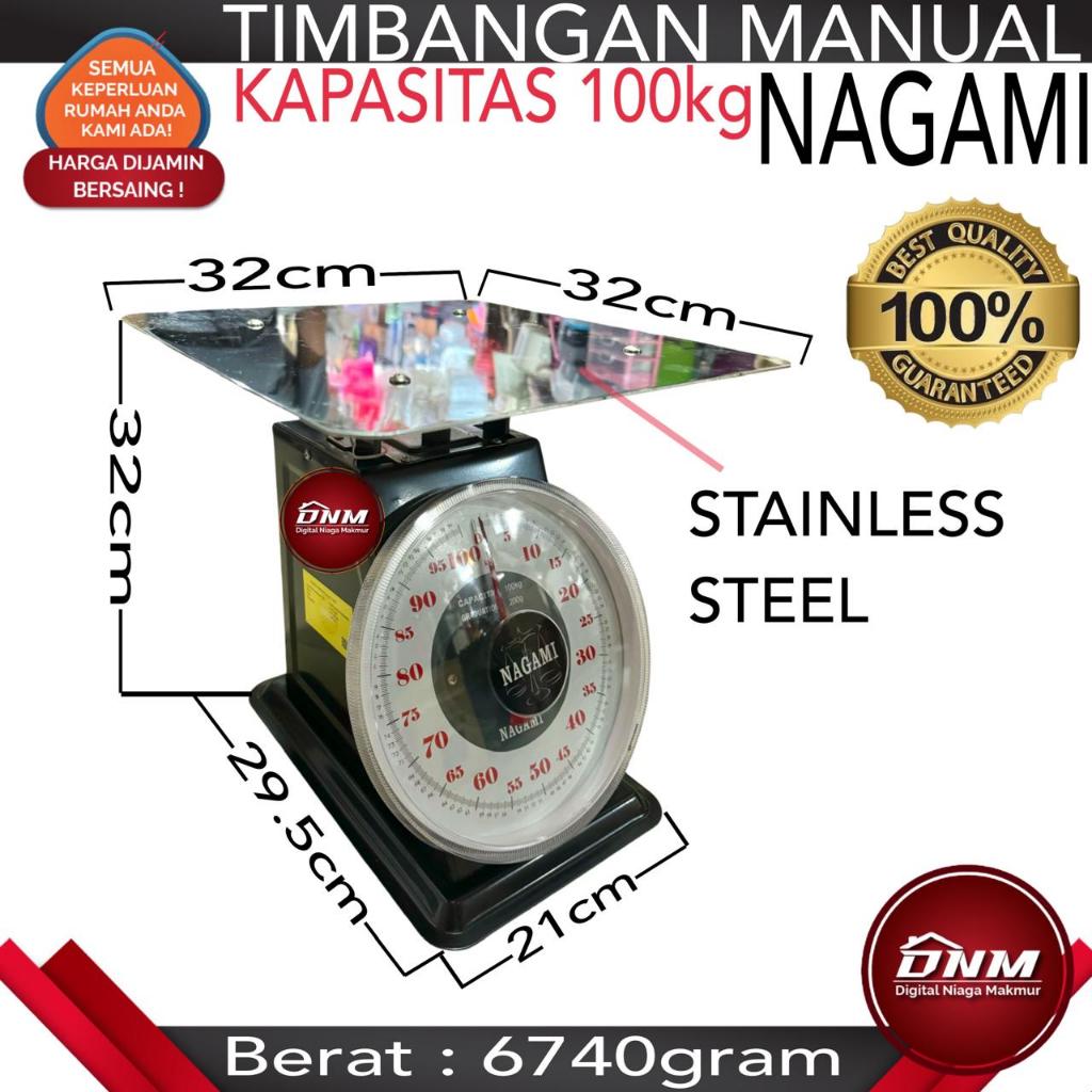 Jual Timbangan Duduk Jarum Nagami 100kg | Shopee Indonesia