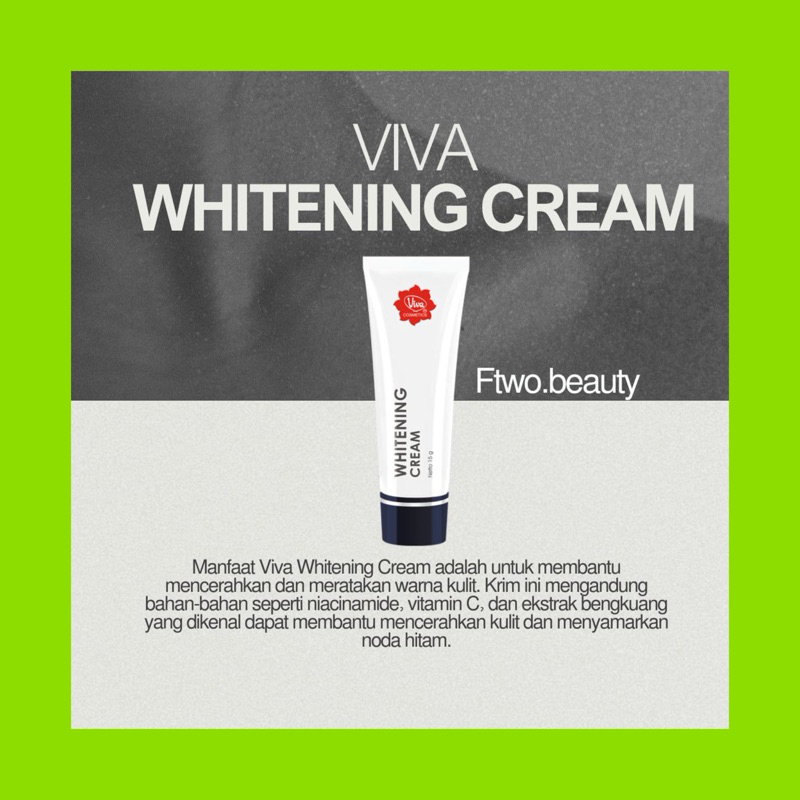 Jual VIVA WHITENING CREAM 15g | Shopee Indonesia