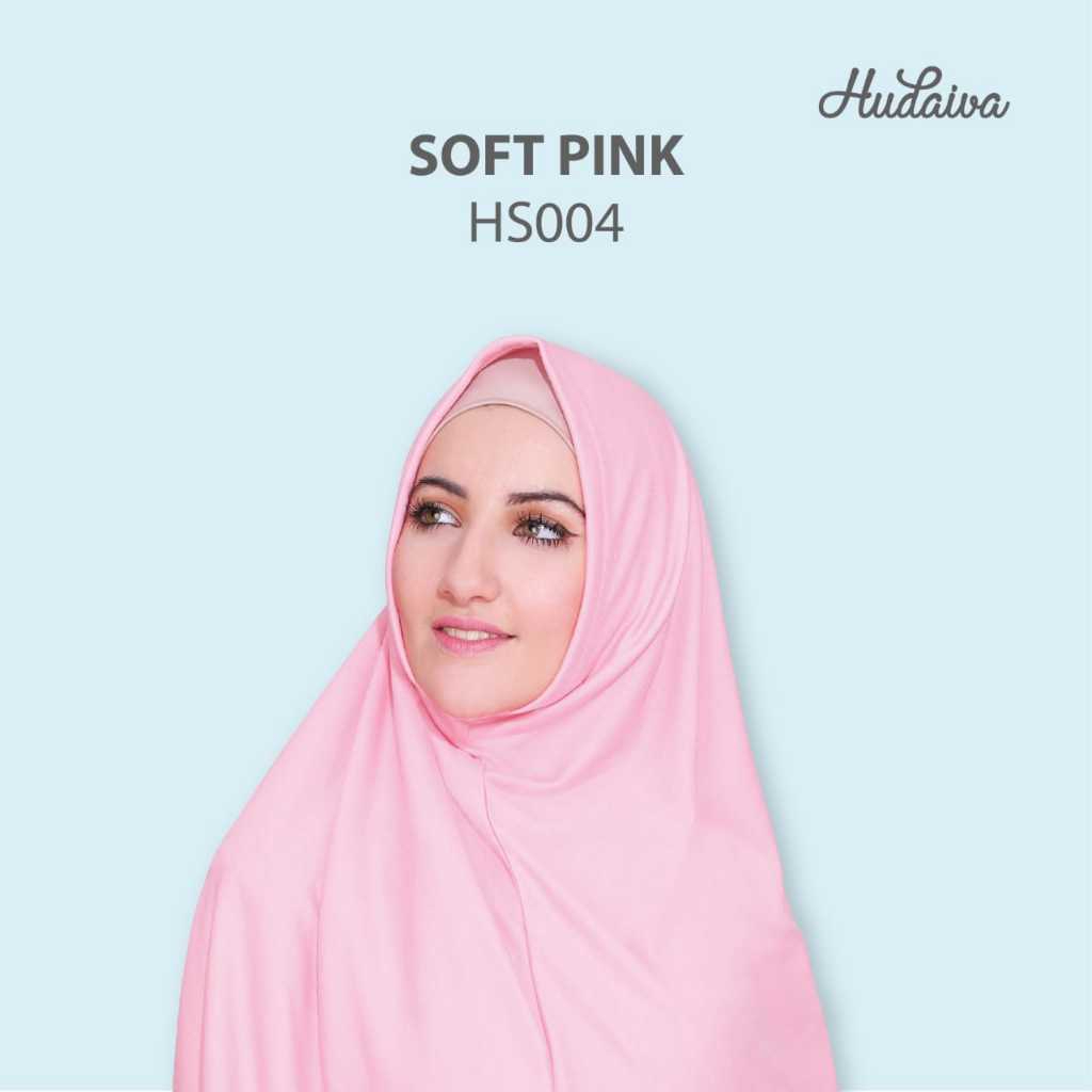 Jual Jilbab Hudaiva Syria HDVA - KODE : HS004 WARNA: SOFT PINK | Shopee ...