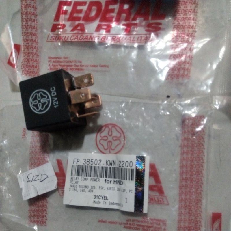 Jual Relay Comp Power Bendik Switch Stater Vario Techno 125, Vario 150 Esp, Pcx 150 160, Adv KWN ...