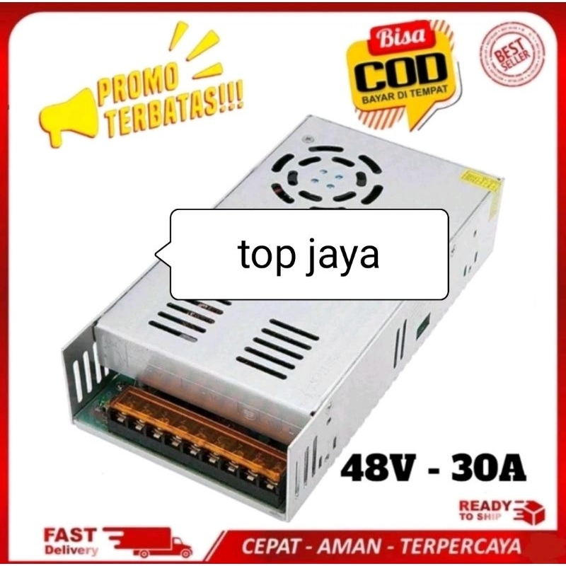 Jual Switching 48v 30a power Supply 48 volt 30 amper | Shopee Indonesia