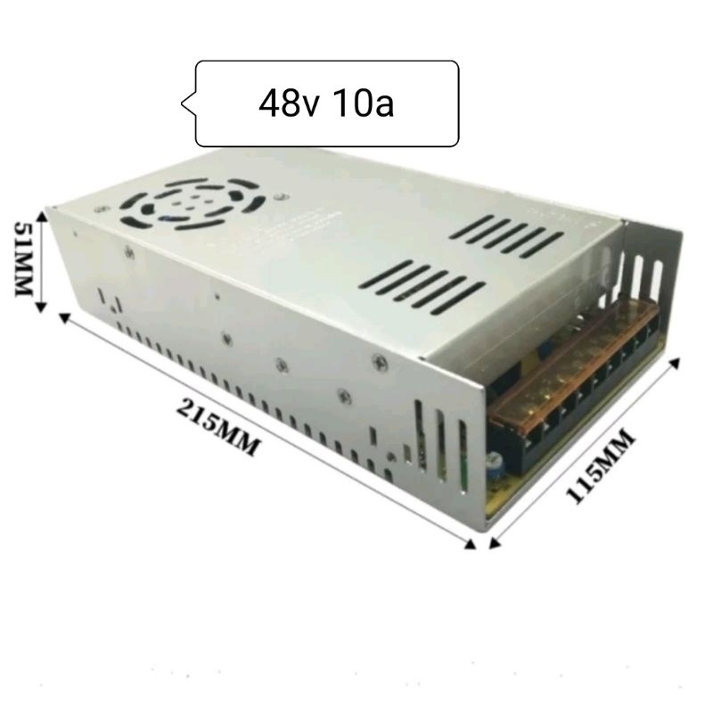 Jual switching power supply psu 48v 10A high quality 48 volt 10 ampere ...