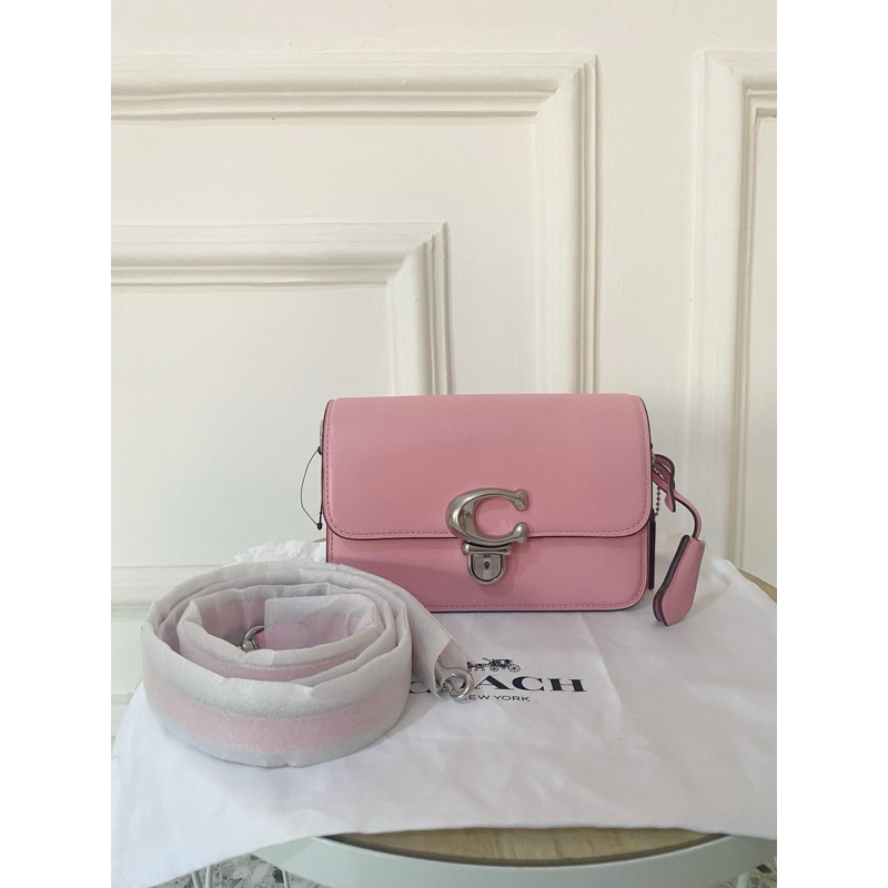 Jual Coach Studio Shoulder Bag 19 Flower Pink | Shopee Indonesia