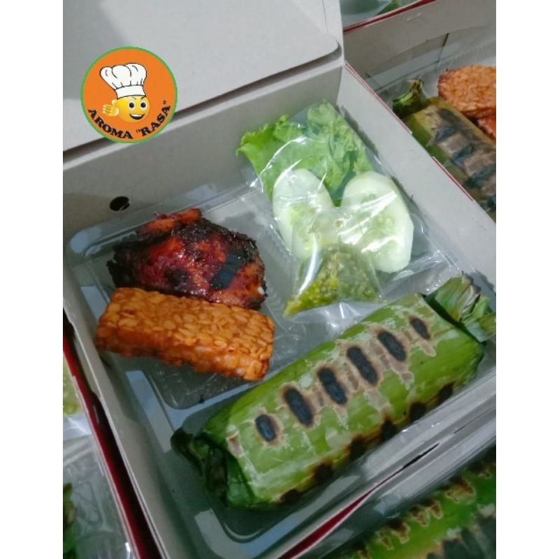 Jual Nasi Bok/paket nasi bakar ayam bakar/aromarasamart02 | Shopee Indonesia