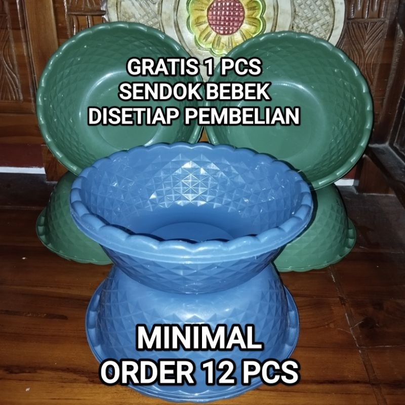 Jual baskom ukuran 12 super model berlian / waskom durian plastik ...