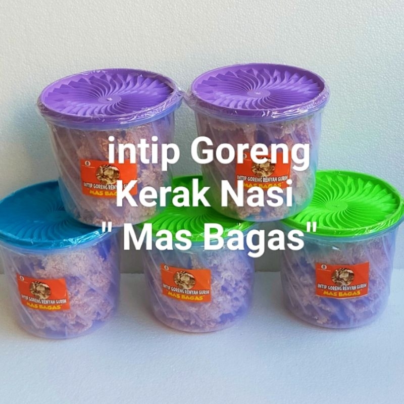 Jual intip Goreng Kerak Nasi gurih renyah toples 5 liter/ berat 400gram ...