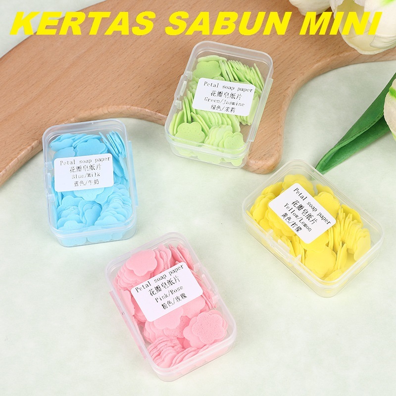 Jual Tisu magic kertas sabun organik kertas sabun mini sekali pakai ...