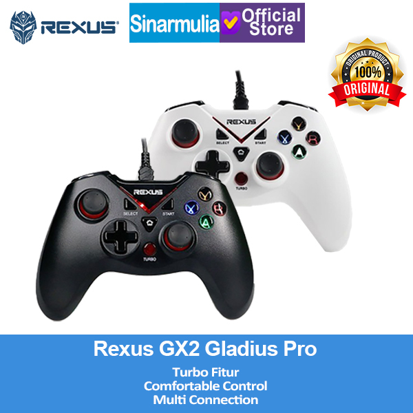 Jual Rexus GX2 Gladius Pro Gaming Gamepad - Joystick / Stick | Shopee ...