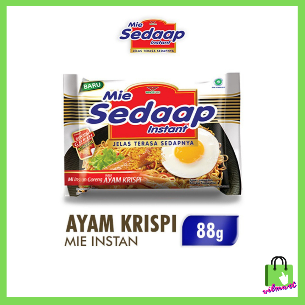 Jual Sedaap Mie Instan Goreng Ayam Krispi 88 gr | Shopee Indonesia