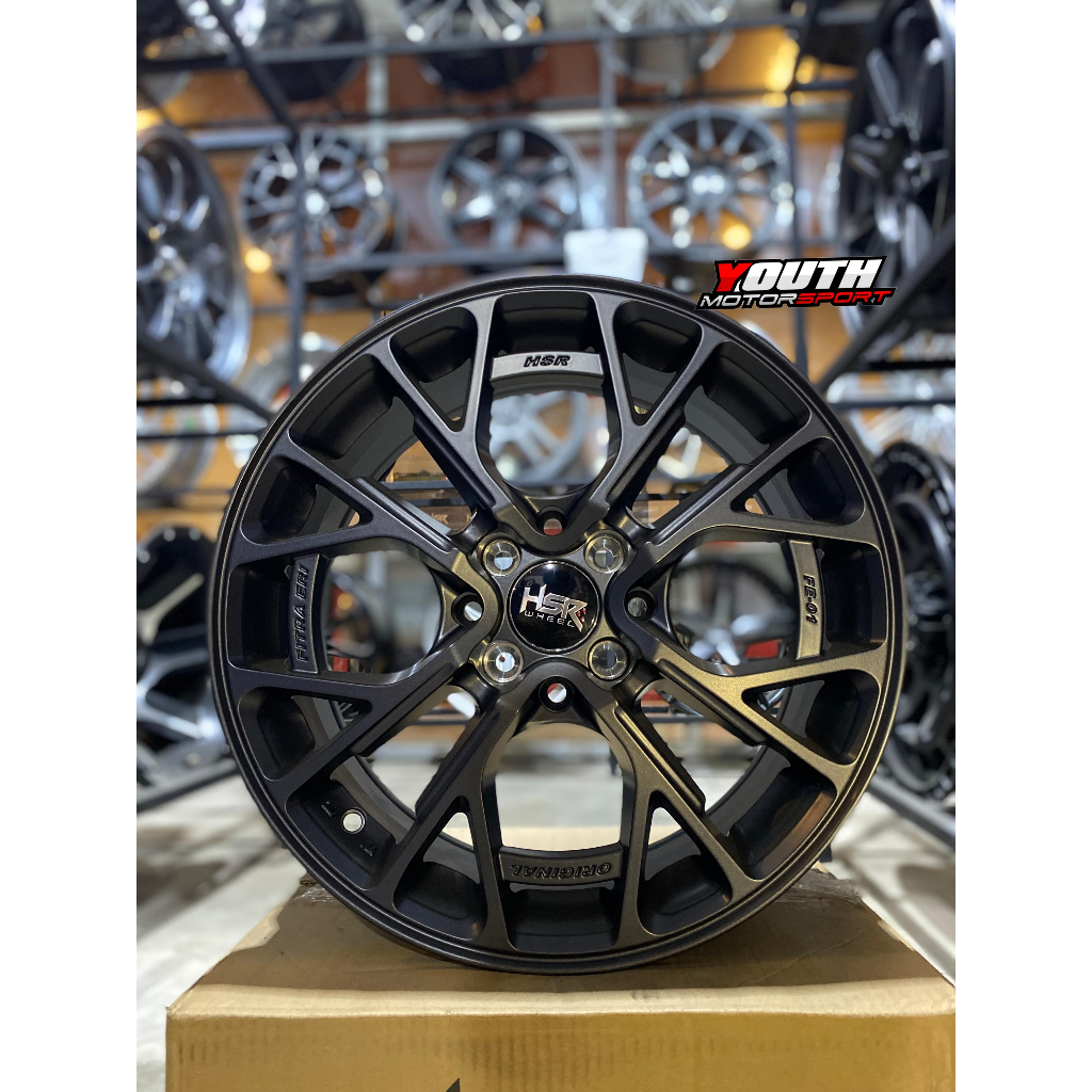 Jual velg r16 original hsr fe01 cocok untuk avanza,xenia,livina,jazz,yaris,swift,mobilio,baleno ...