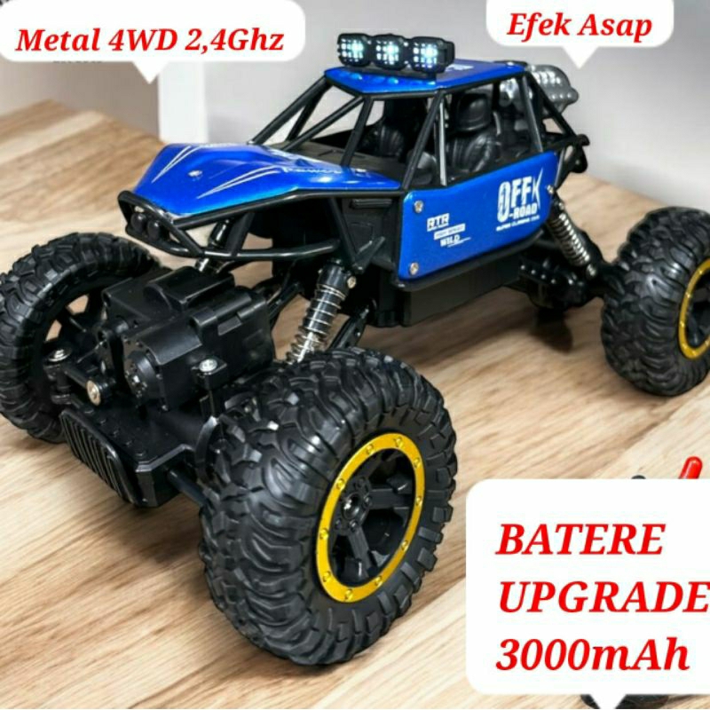 Jual Mobil Remot Kontrol OFFROAD Efek Asap 4WD 2WD UPGRADE BATERE ...