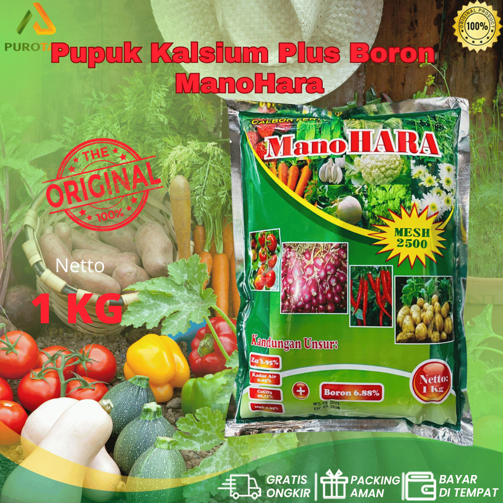 Jual Manohara 1kg Calsium Boron Calbor Fertilizer Pupuk Kalsium pupuk ...