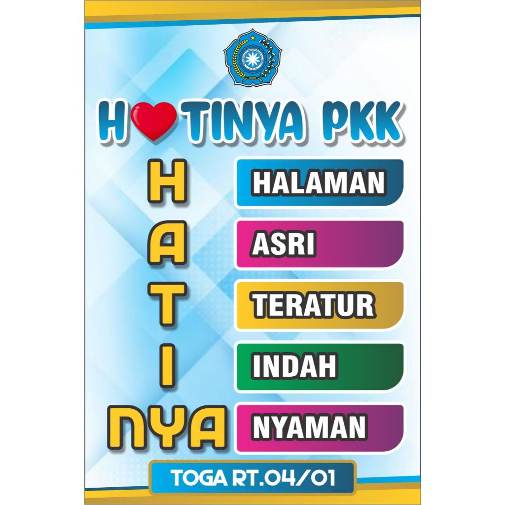 Jual Spanduk Banner Hatinya PKK FREE Custom | Shopee Indonesia