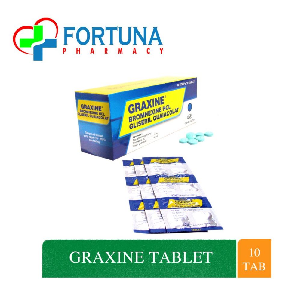 Jual Graxine 10 Tablet - Obat Batuk | Shopee Indonesia