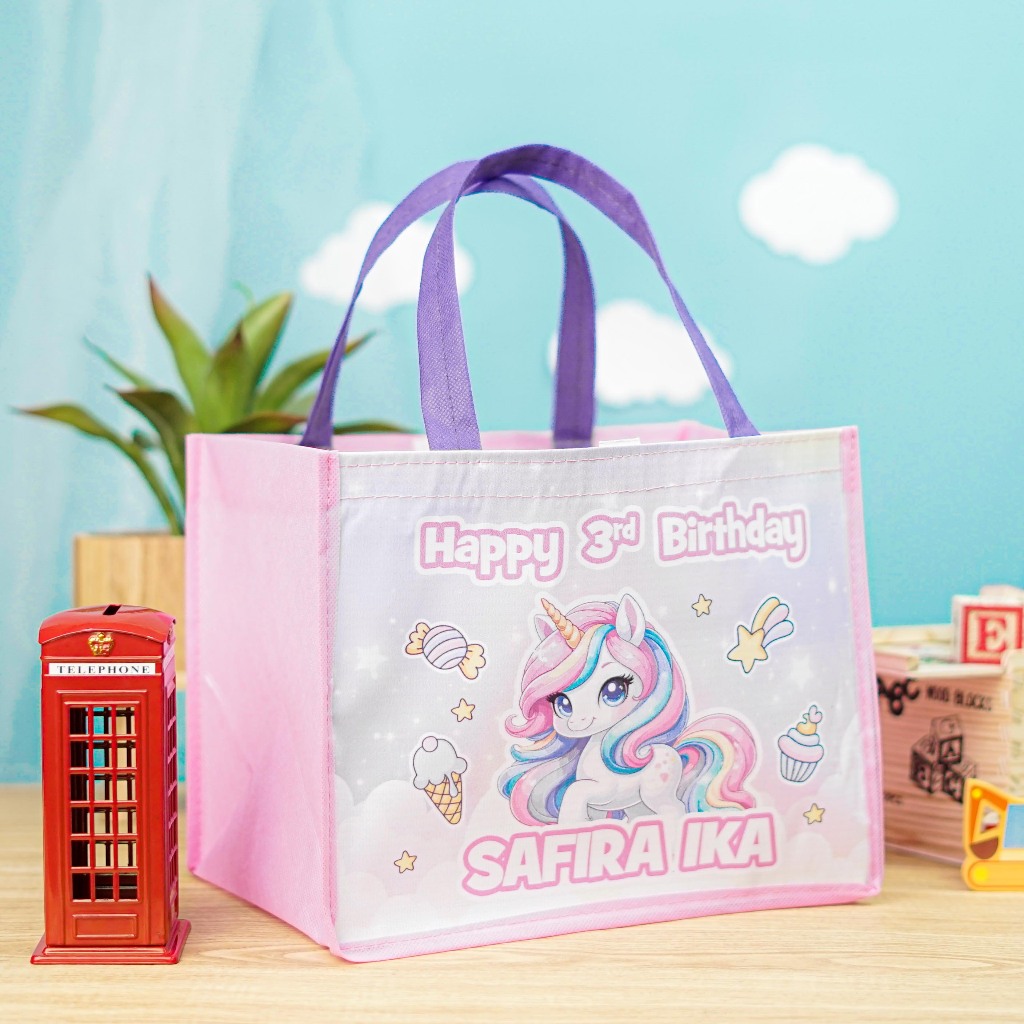 Jual Tas Ultah Bento / Tas Ultah Box Bento / Tas Bento Custom / Tas ...