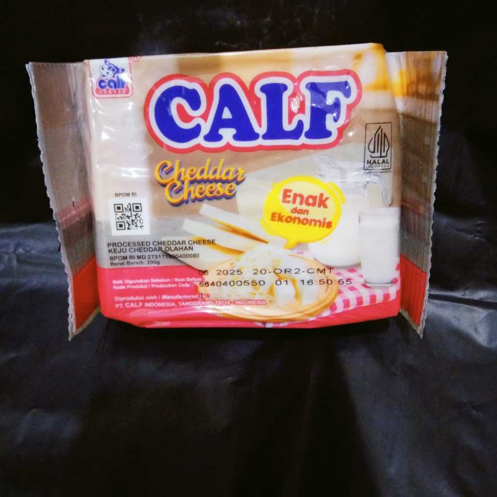 Jual Calf Keju Cheddar / Keju Calf 200 gr / Keju Balok /Cheese | Shopee ...