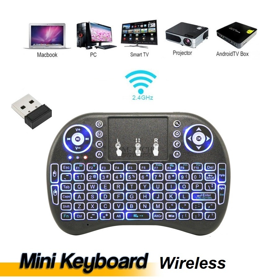 Jual Mini Keyboard Wireless Backlit | Shopee Indonesia
