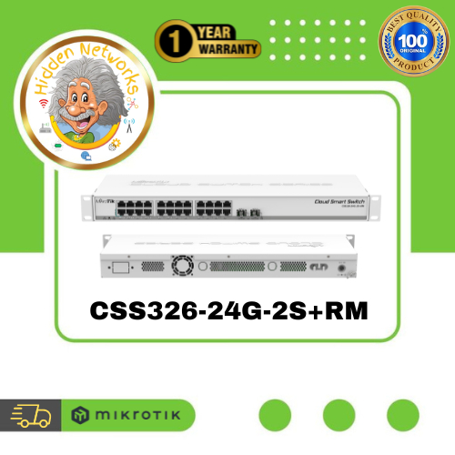 Jual MikroTik CSS326-24G-2S+RM SwOS powered 24 port Gigabit Ethernet ...