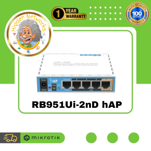 Jual MikroTik RB951Ui-2nD / MikroTik hAP RB951Ui-2nD | Shopee Indonesia
