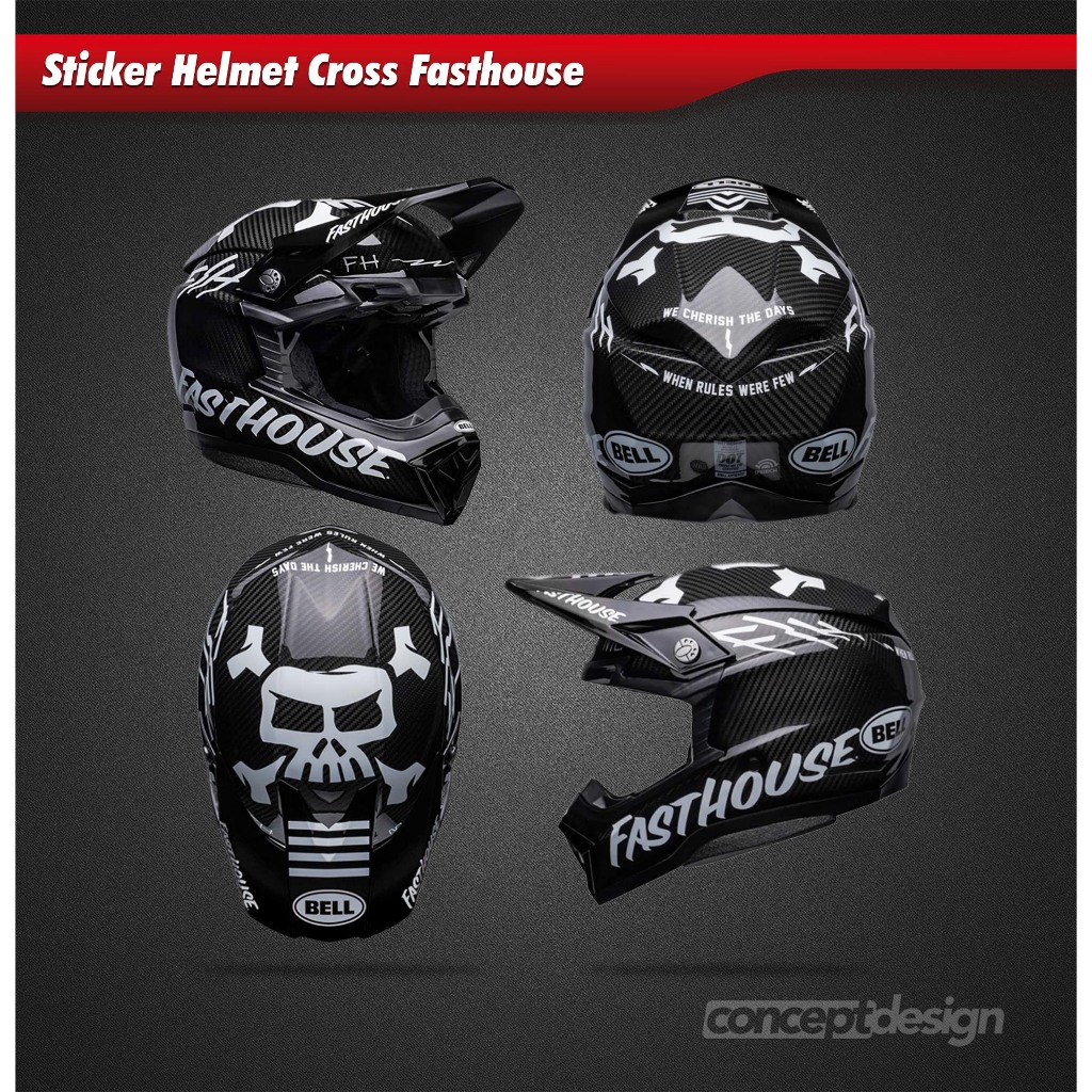 Jual Sticker Helmet Cross Fasthouse | Shopee Indonesia