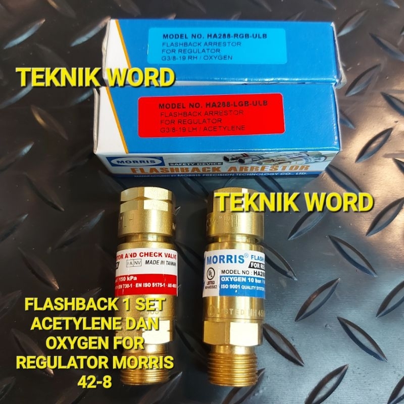 Jual FLASHBACK ARRESTOR FOR REGULATOR MORRIS ACETYLENE DAN OXYGEN H188 ...